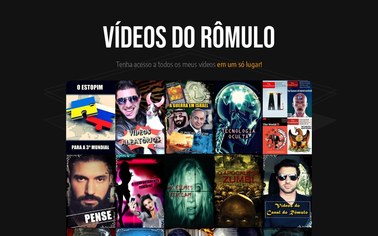 VÍDEOS DO RÔMULO (COMPLETO)